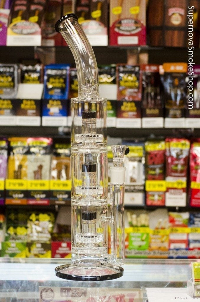 Three Tier Matrix Perk Waterpipe - SuperNova Smoke Shop