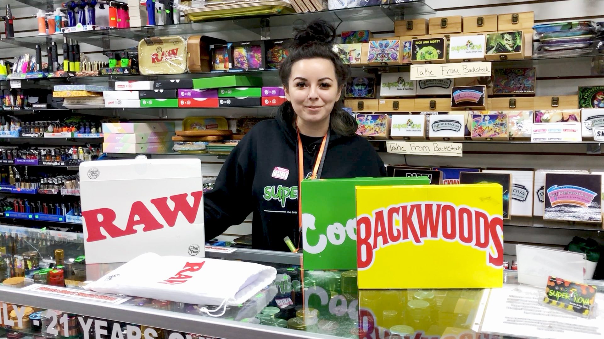 Glow Trays Light-Up Rolling Trays - SuperNova Smoke Shop