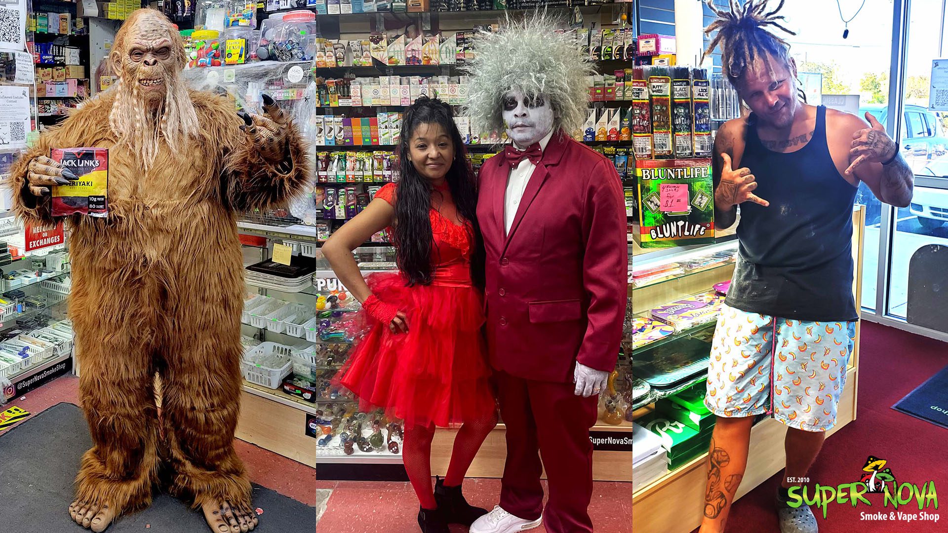 Halloween Costume Contest Winners - SuperNova Smoke Shop